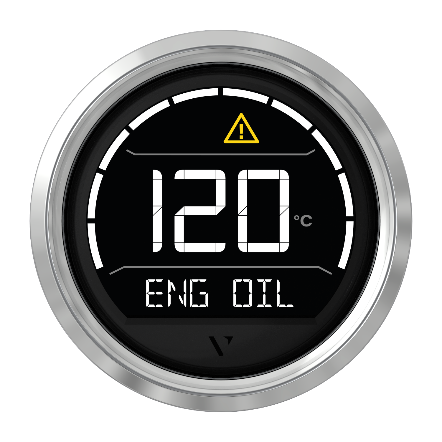 VL Digital 52 – triangular chrome bezel