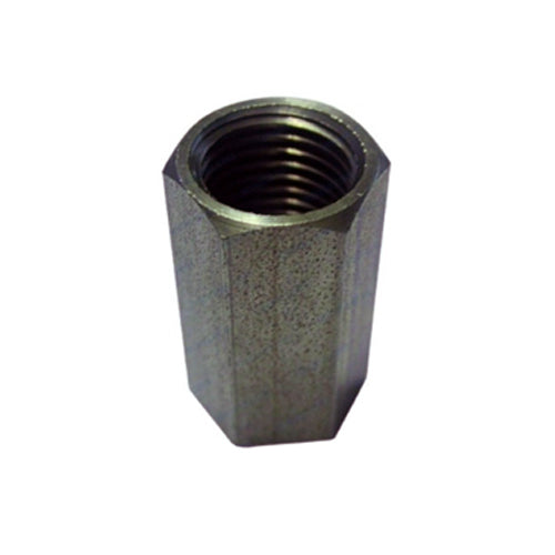 Threaded bushing for welding to manifold